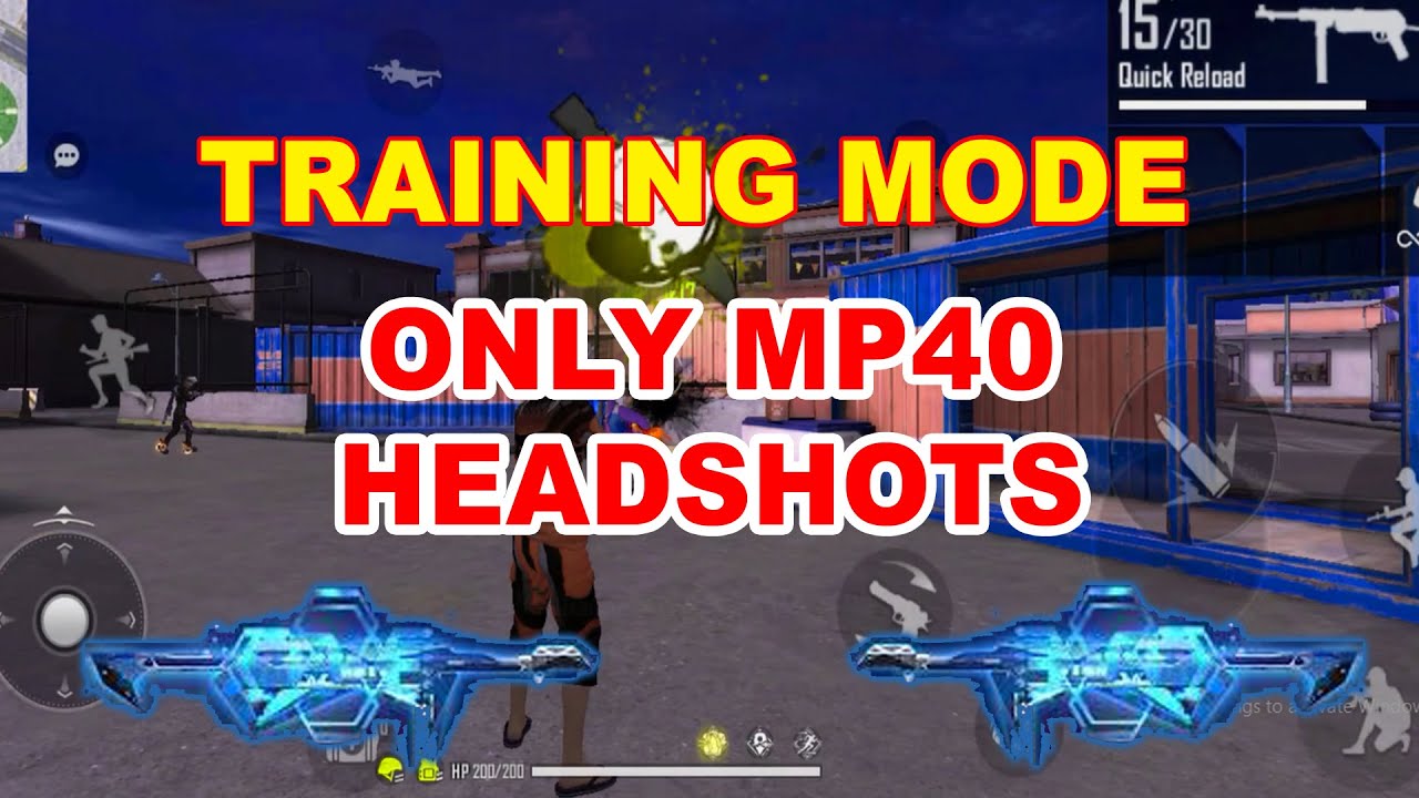 New MP40 Poker Headshot || Training Ground || MP40 headshot trick ...