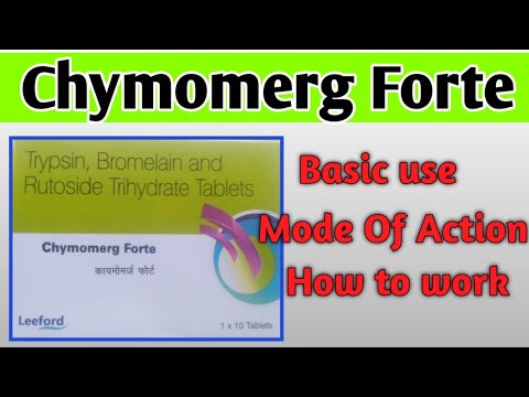 Chymomerg Forte use composition price work in hindi | Chymomerg forte ...