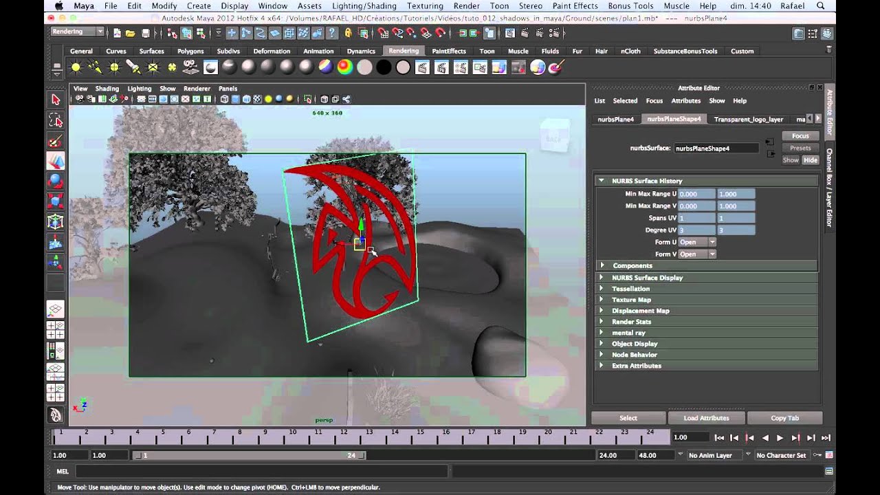 Tutoriel Autodesk Maya Les Ombres Youtube