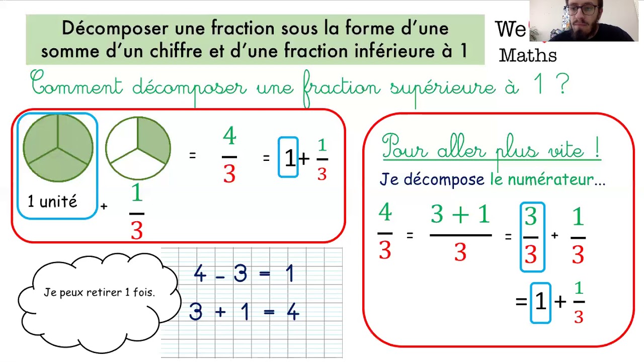 Comment décomposer une fraction ? - YouTube