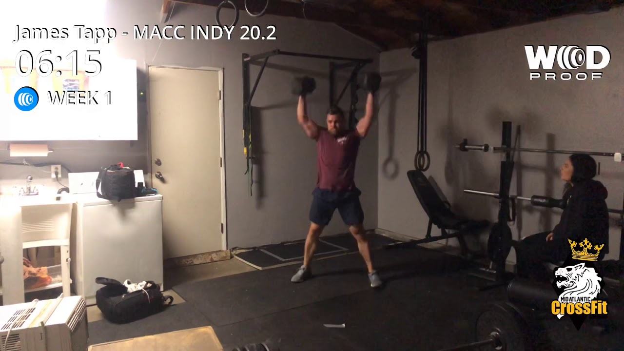 James Tapp - Mid Atlantic Crossfit challenge - 20.2 - YouTube