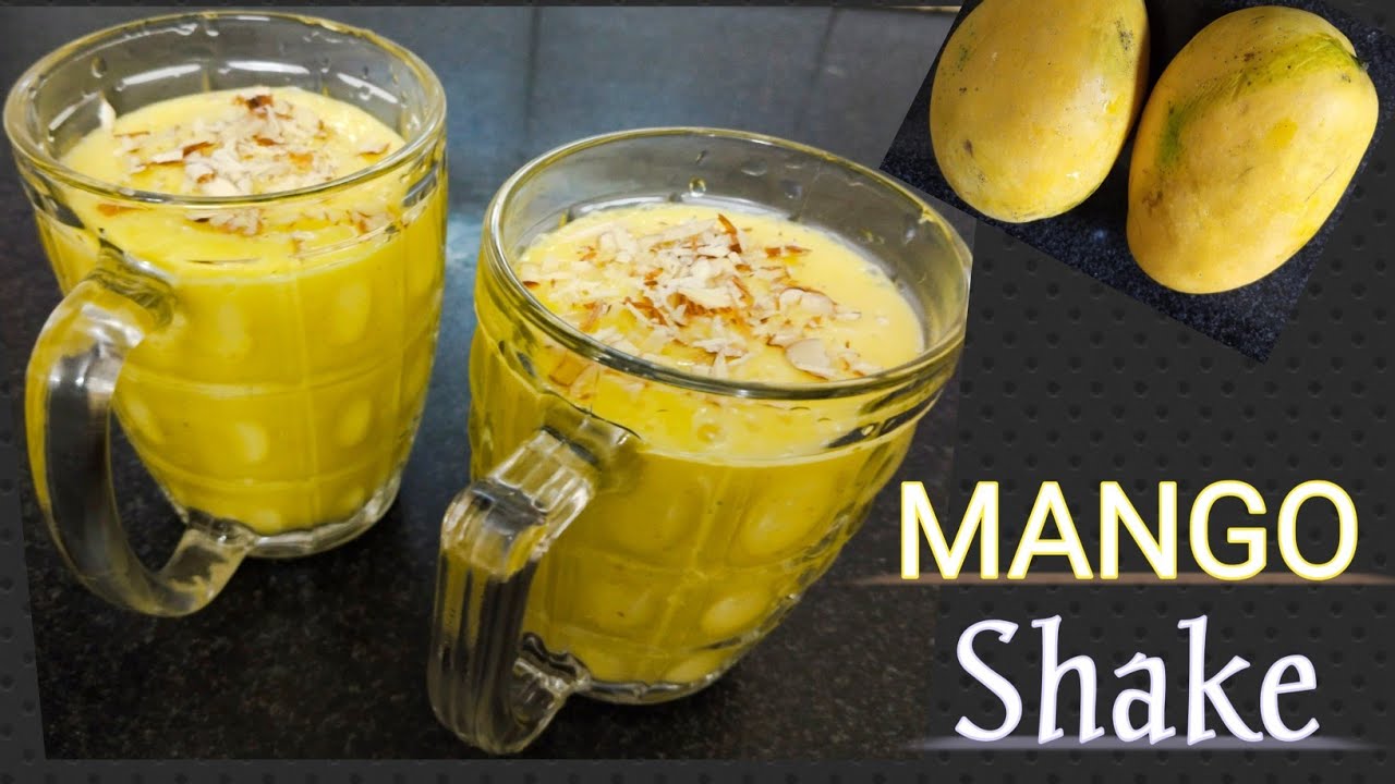 Mango shake/mango milk shake/ mango shake in 5 minutes #amritapreetam ...