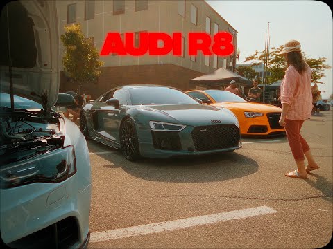 Audi R8 Postcard