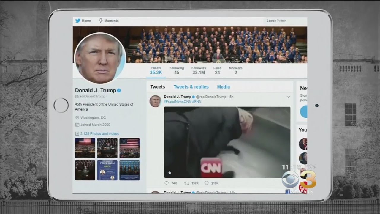 Trump Tweets Video Lashing Out At CNN - YouTube