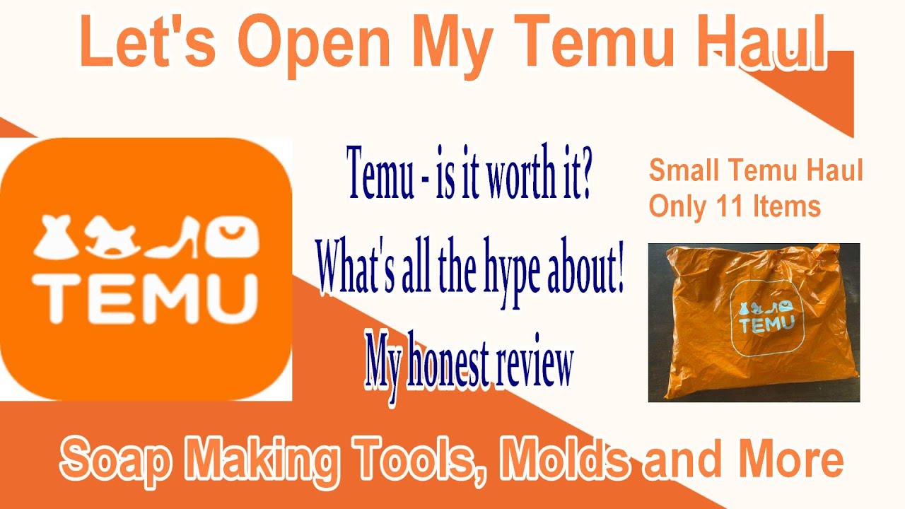 Temu Haul - Soap Making and Craft Supplies - Soap Molds and More. My ...