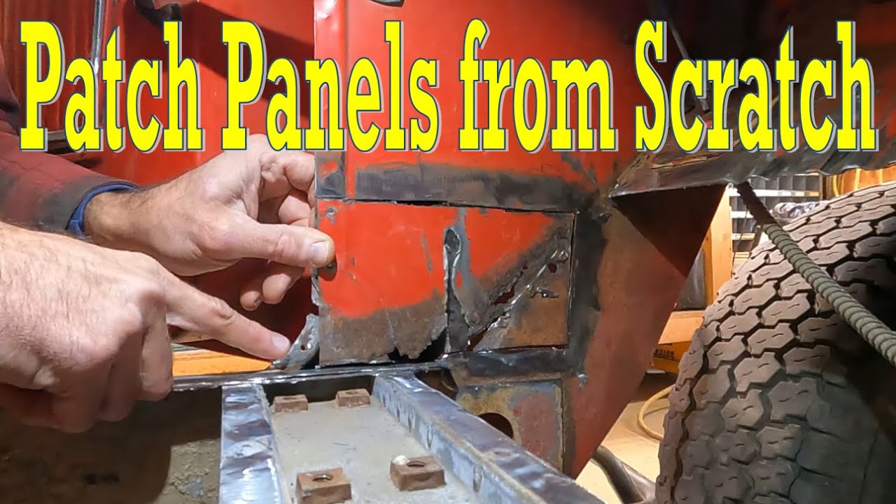 Early Bronco gets homemade metal patch panels. Fixing Ford's shortcut ...