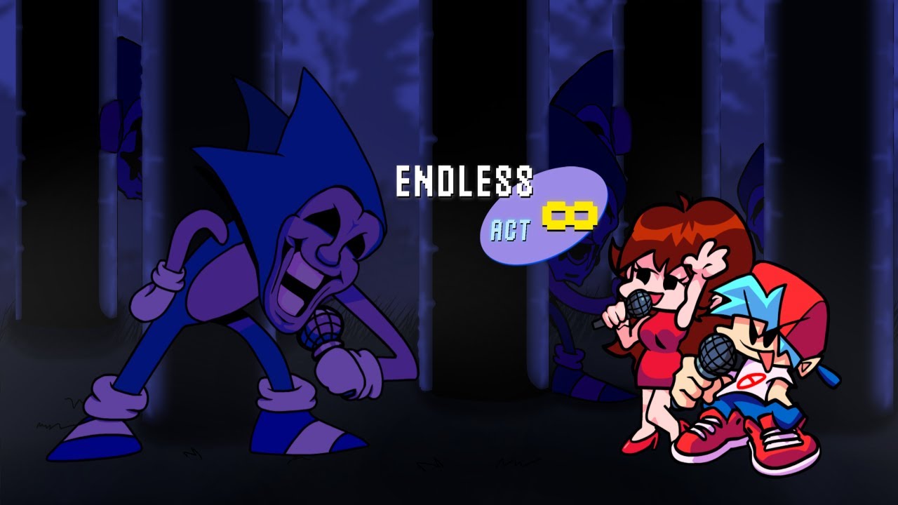 FNF - VS Sonic.exe - Endless (With GF and BF) - YouTube