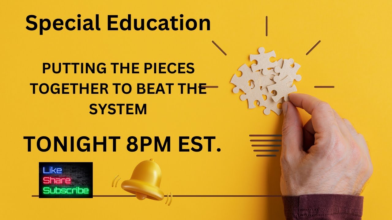 Special Education: Putting the Pieces Together to Beat the System - YouTube