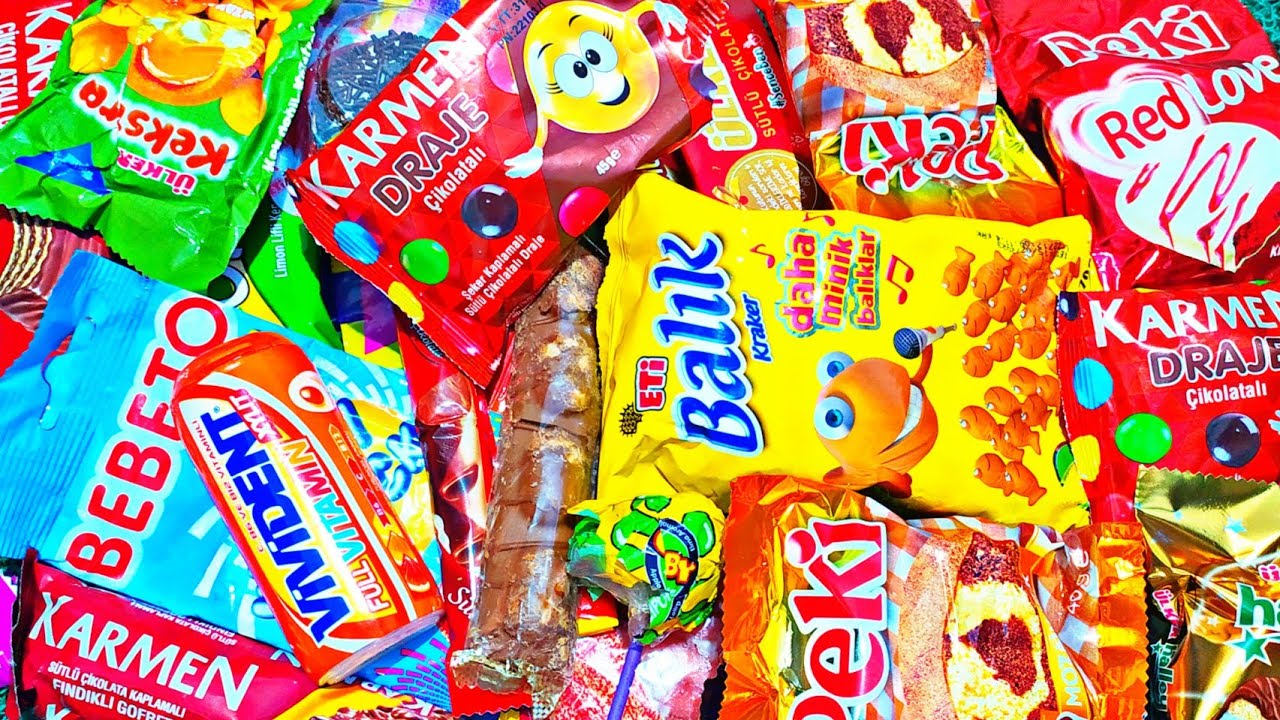 New opening candy|Some Snacks And Candies Opening ASMR - YouTube