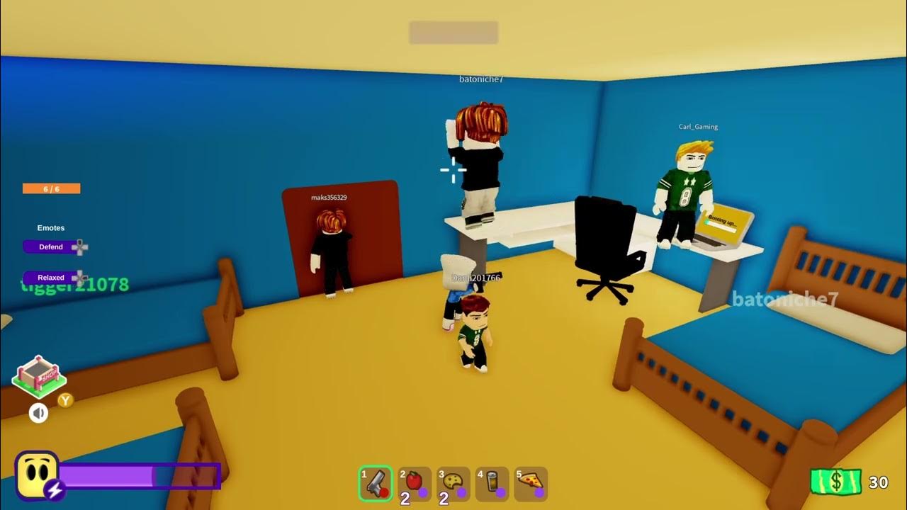Playing Roblox Break in - YouTube