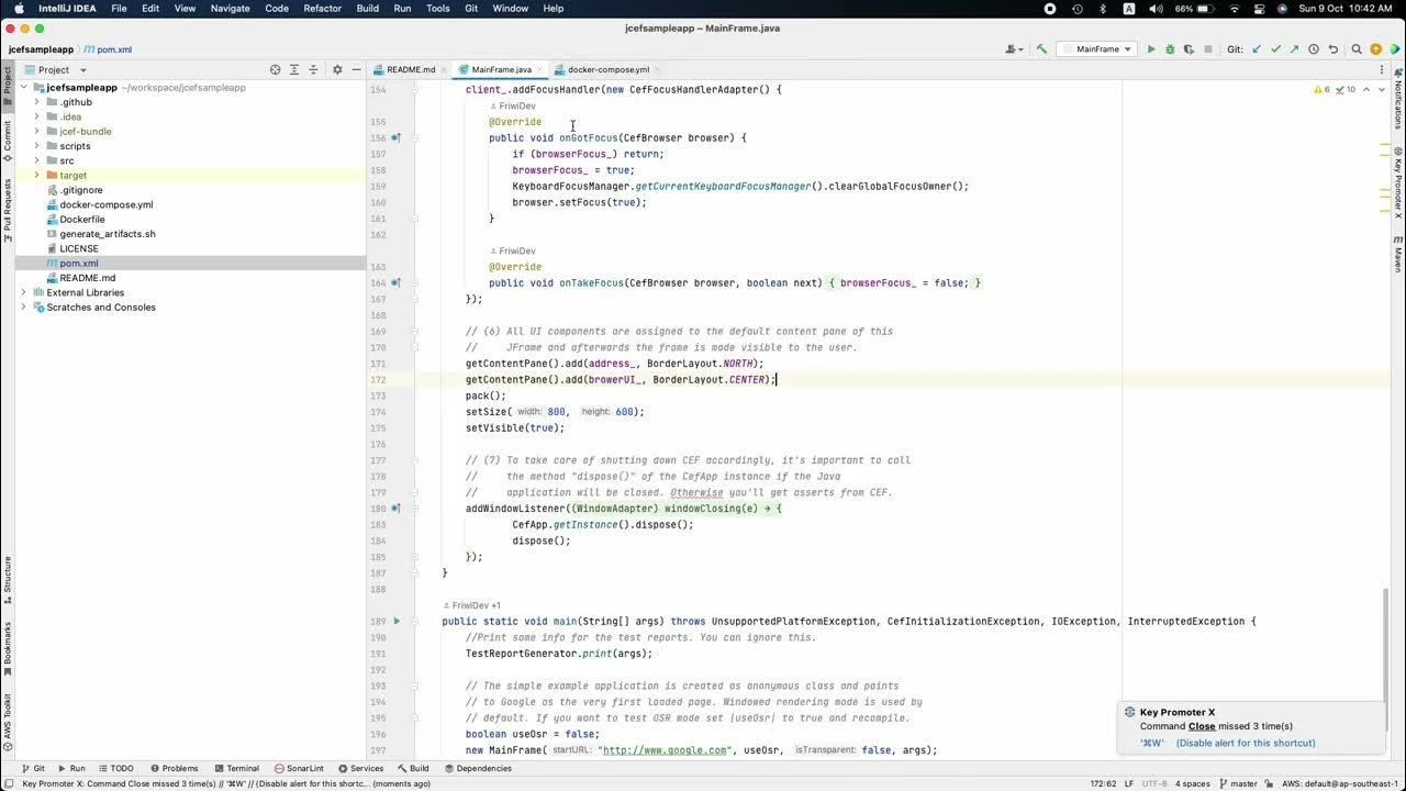 JCEF Sample Application - YouTube