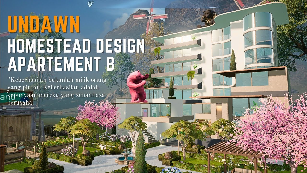 UNDAWN HOMESTEAD DESIGN - BLUEPRINT APARTEMEN B - YouTube