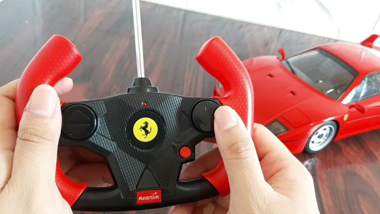 Review/Ulasan Rastar Remote Control (RC) skala 1/14 1987 Ferrari F40 ...