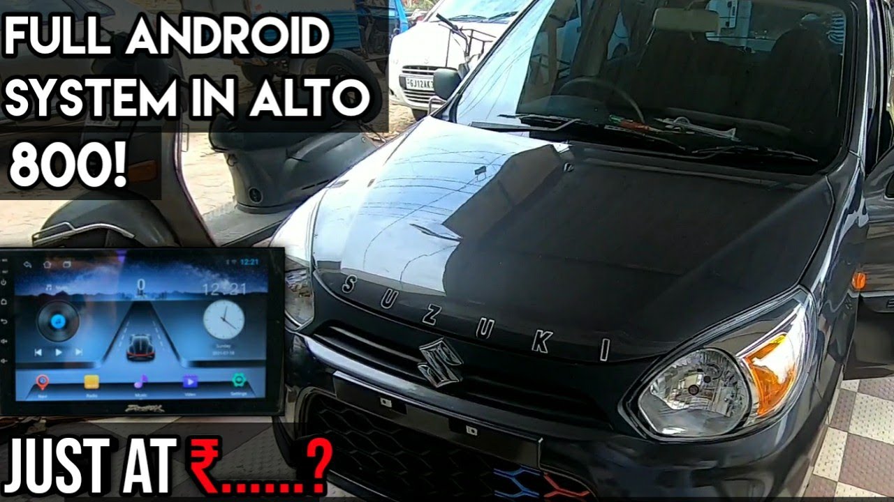 Installing Android System Reverse Camera in Alto800 Base Model | Just ...