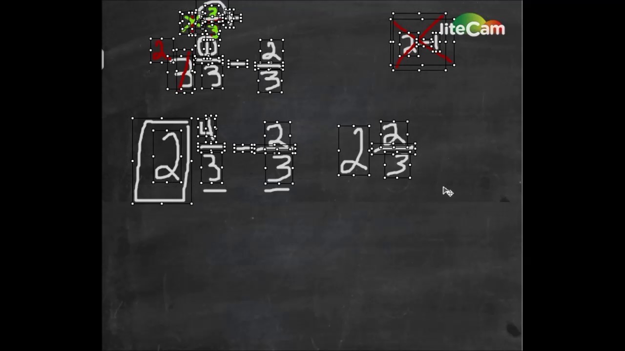 Subtracting Fractions With Regrouping YouTube Subtracting Fractions With Regrouping YouTube