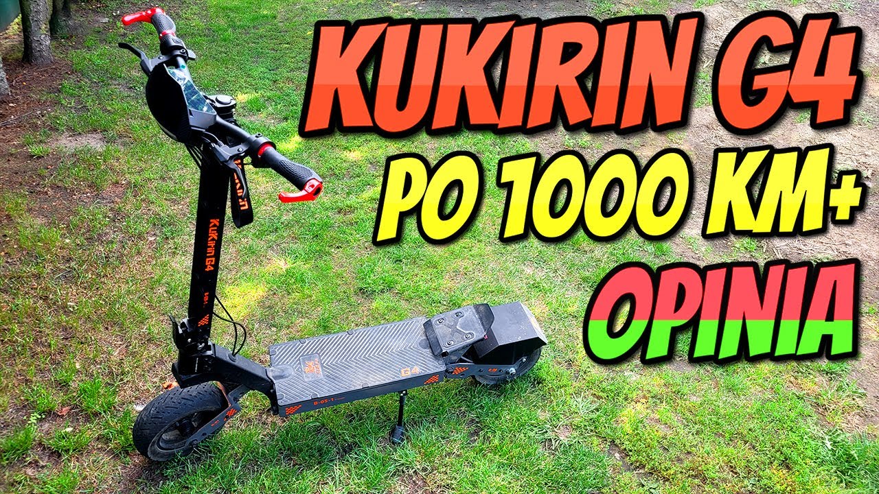 Kukirin g4 po ponad 1000km - YouTube