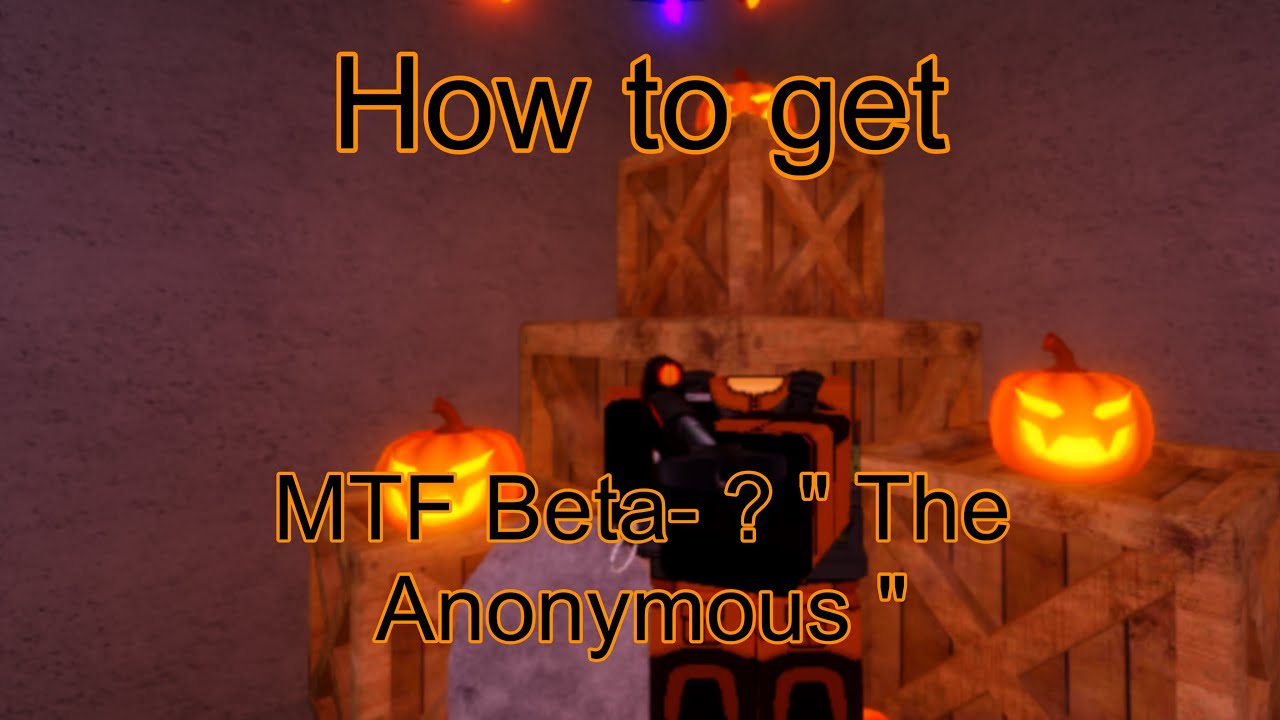 Roblox SCP Monsters Roleplay V.2 | How to get MTF Beta- ? Morph - YouTube