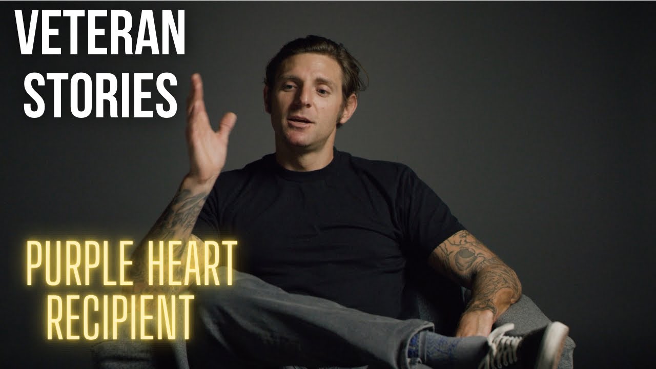 Purple Heart recipient shares combat story *graphic* - YouTube