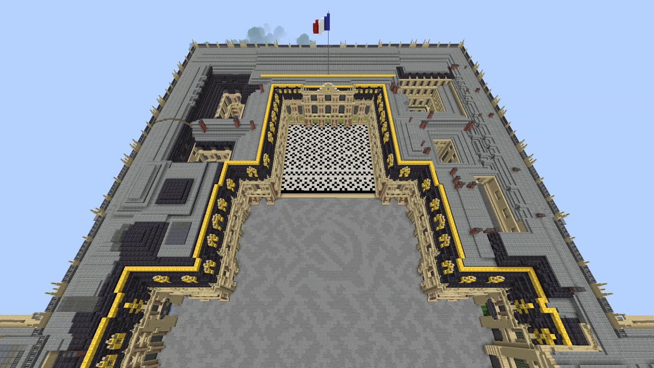 Le Château de Versailles in Minecraft - YouTube