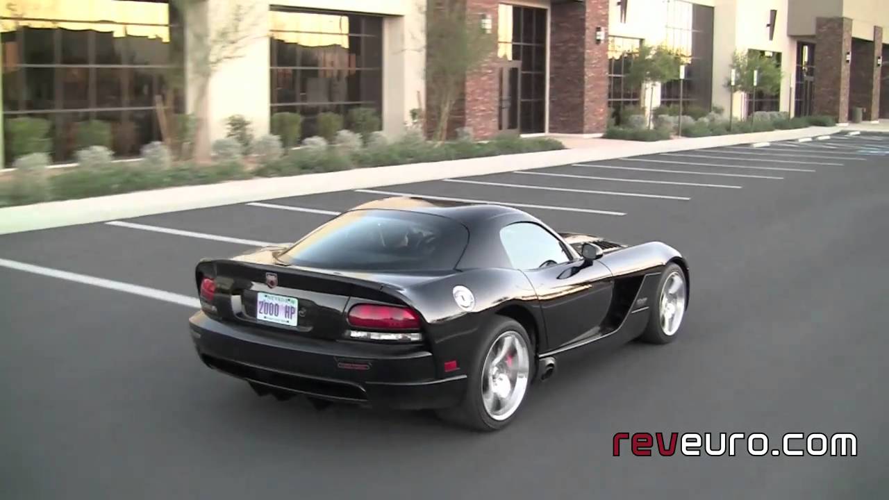 Dodge Viper twin turbo racing solutions 1500hp - YouTube