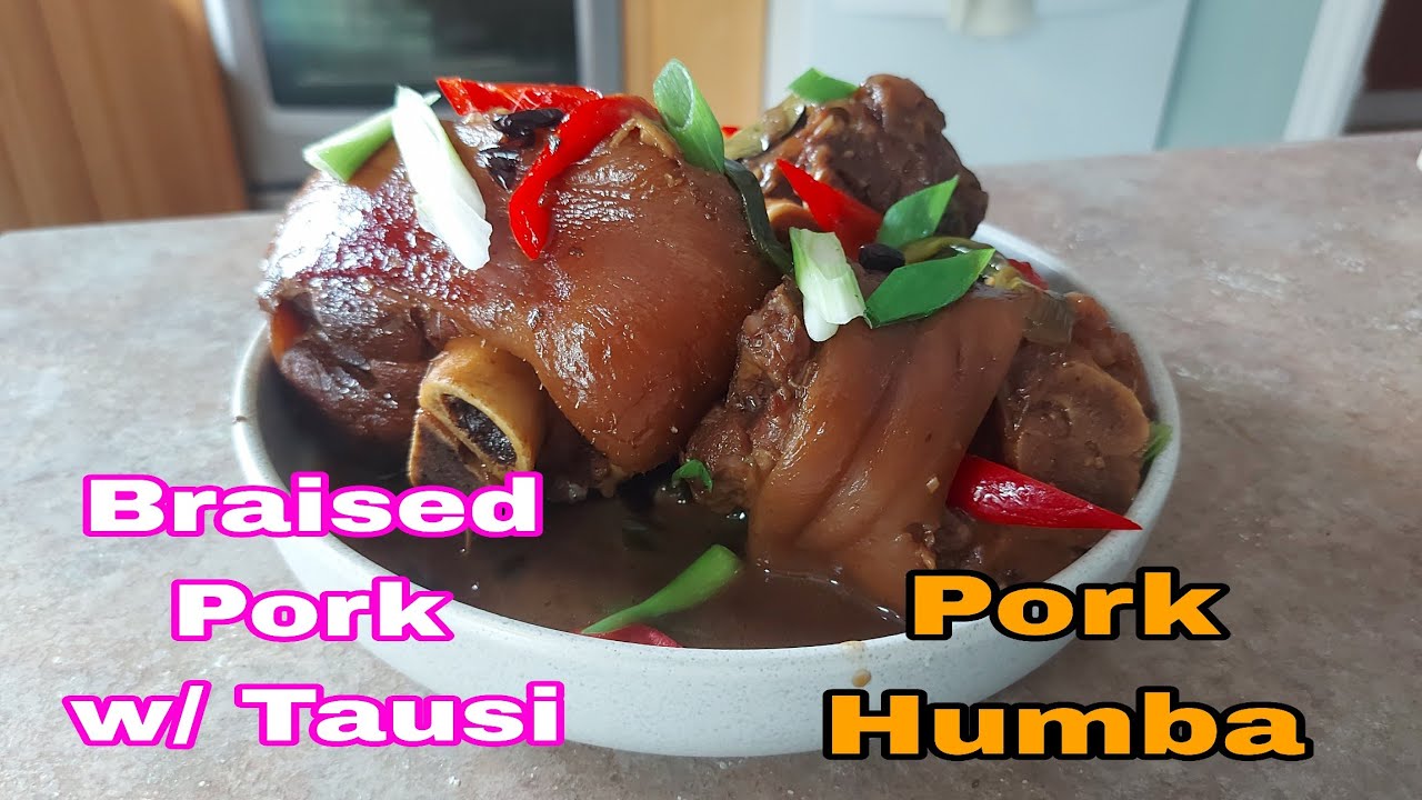 Braised pork w/ black beans or tausi /pork humba #humbarecipe ...