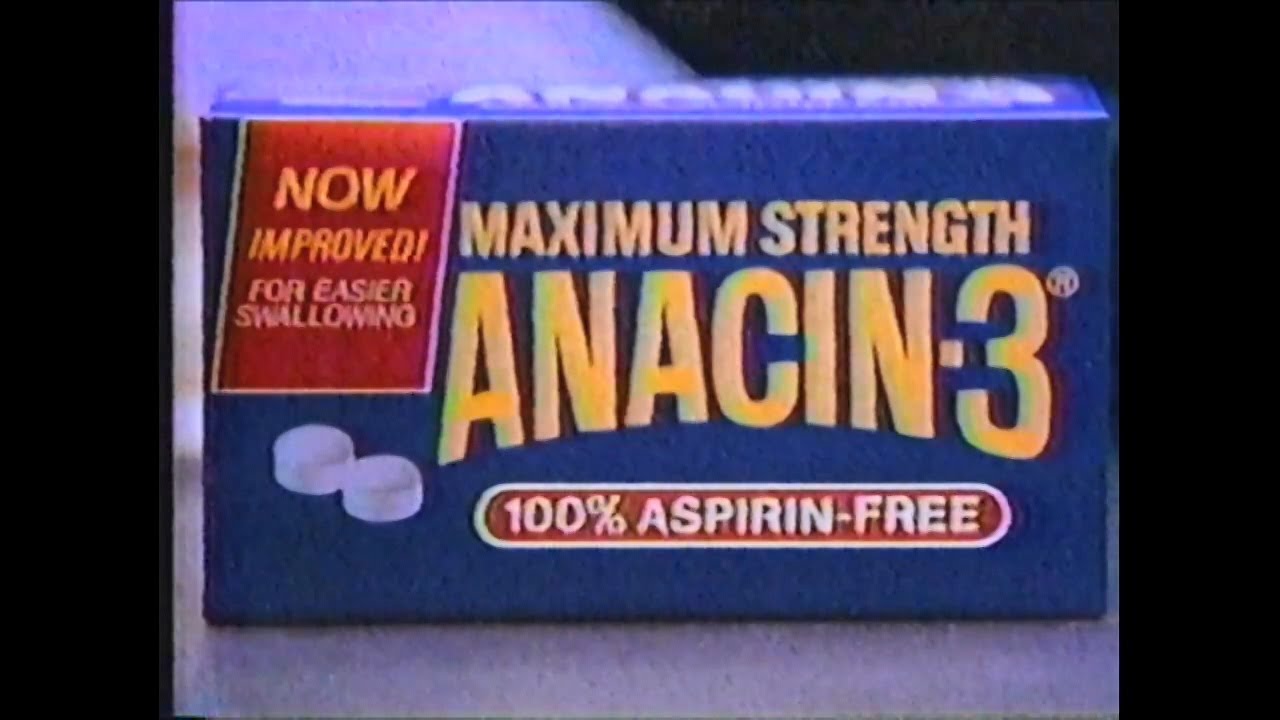Anacin-3 ad shown in 1989 - YouTube