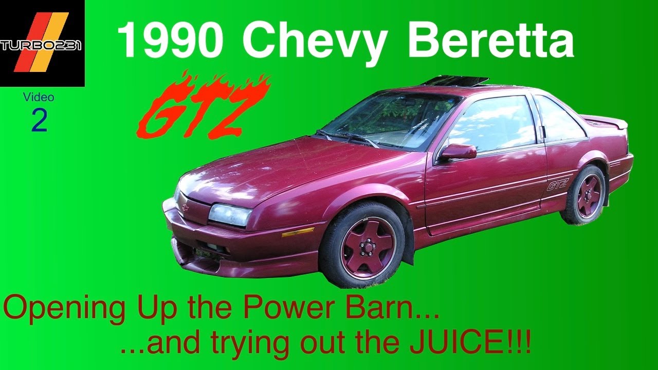 1990 Chevy Beretta GTZ - Finally open up the hood and look at the ...