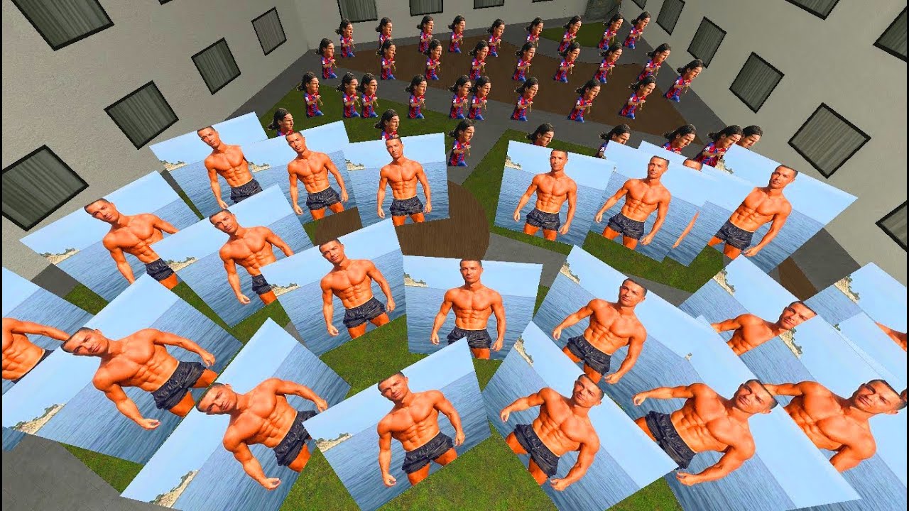 RONALDO AND MESSI / Garry’s Mod NextBot - YouTube
