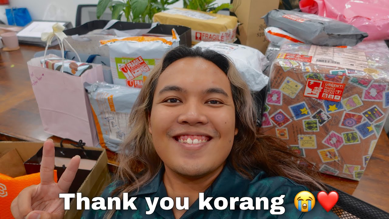 THANK YOU KORANG 🥺 | UNBOXING HADIAH BIRTHDAY DARI PEMINAT PART 1 ️ ️ ...
