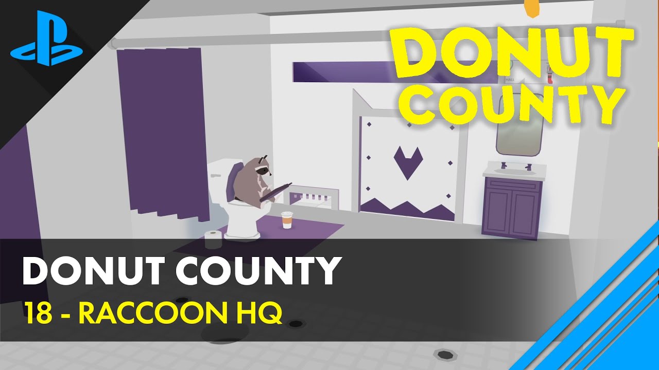 DONUT COUNTY 🍩 Niveau 18 - Raccoon HQ 🍩 Let's Play Fr - YouTube