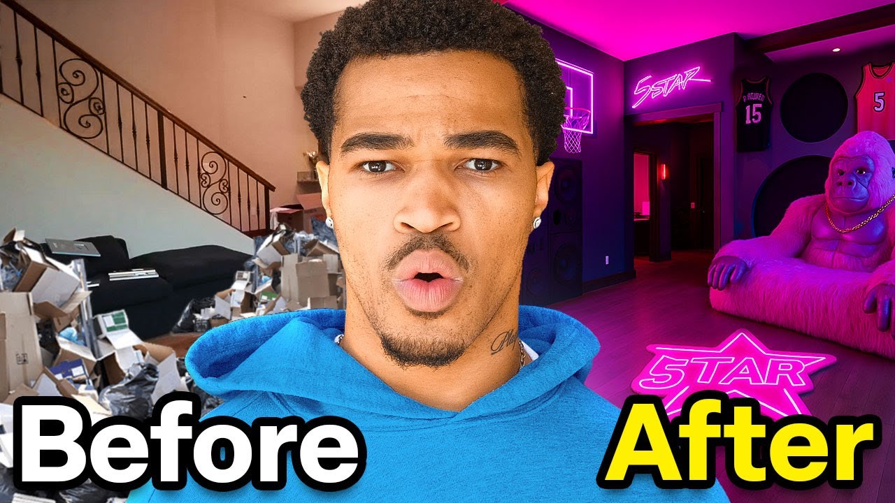 Plaqueboymax's NEW $100,000 Room Makeover! - YouTube