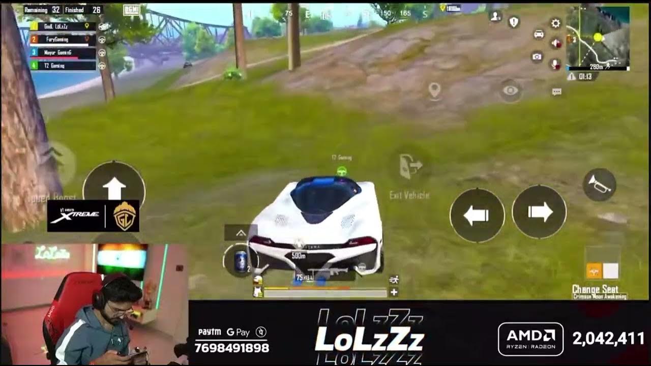 Lolzzz Gaming Ka Rush Gameplay || Bgmi Gameplay - YouTube