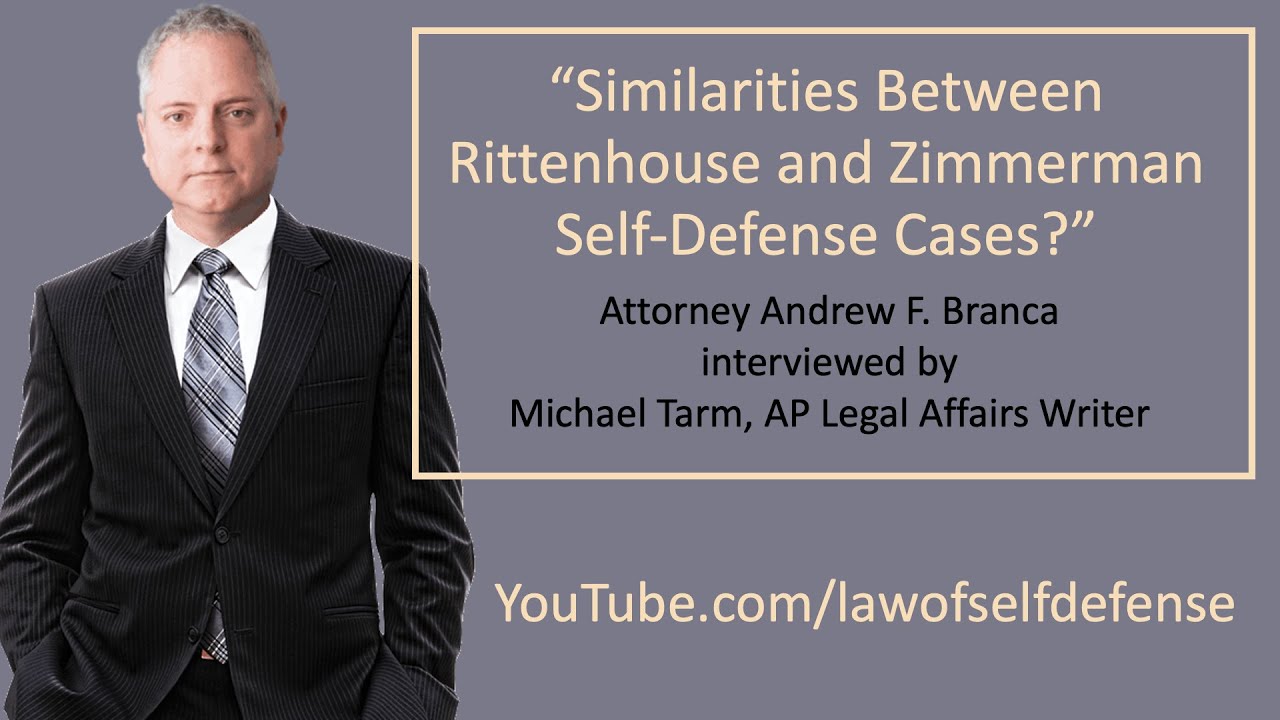 Similarities Between Rittenhouse and Zimmerman Self Defense Cases - YouTube