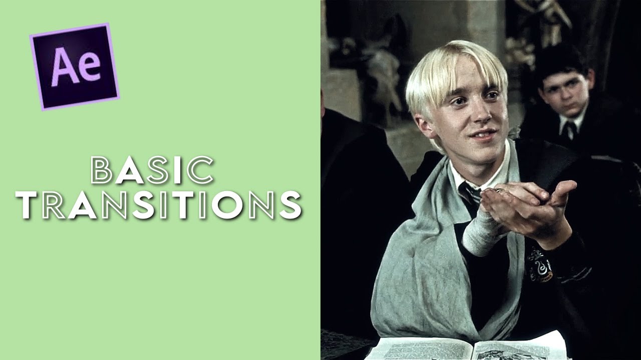 basic transitions tutorial - after effects - YouTube