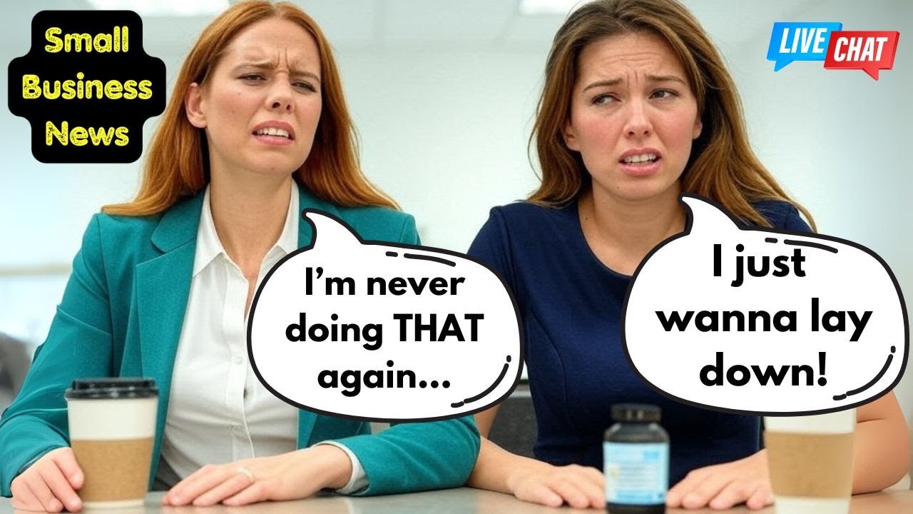 Bad work meetings LITERALLY give employees HANGOVERS - YouTube