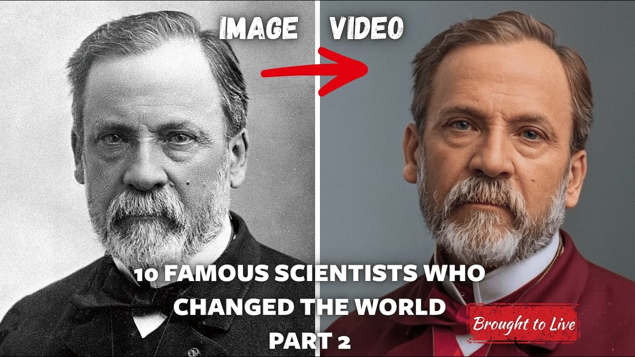 10 Famous Scientists Who Changed The World | Colorized & Brought to ...