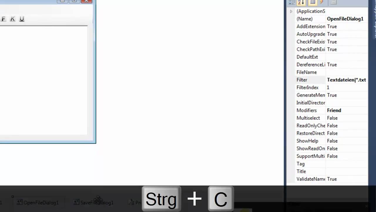 Visual Basic Tutorialreihe - Teil 7 - Notepad für Reiche (Deutsch ...
