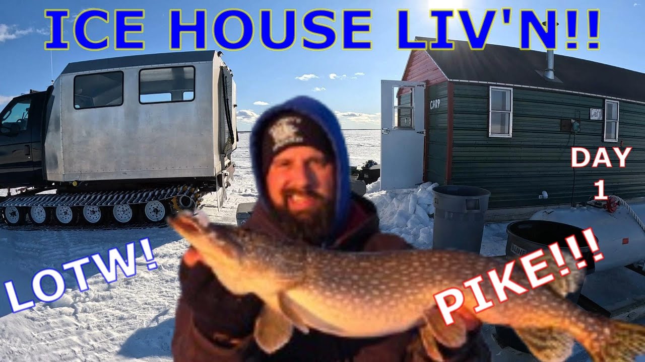 PIKE FISHING LAKE OF THE WOODS! | SLEEPER SHACK! | PART ONE - YouTube