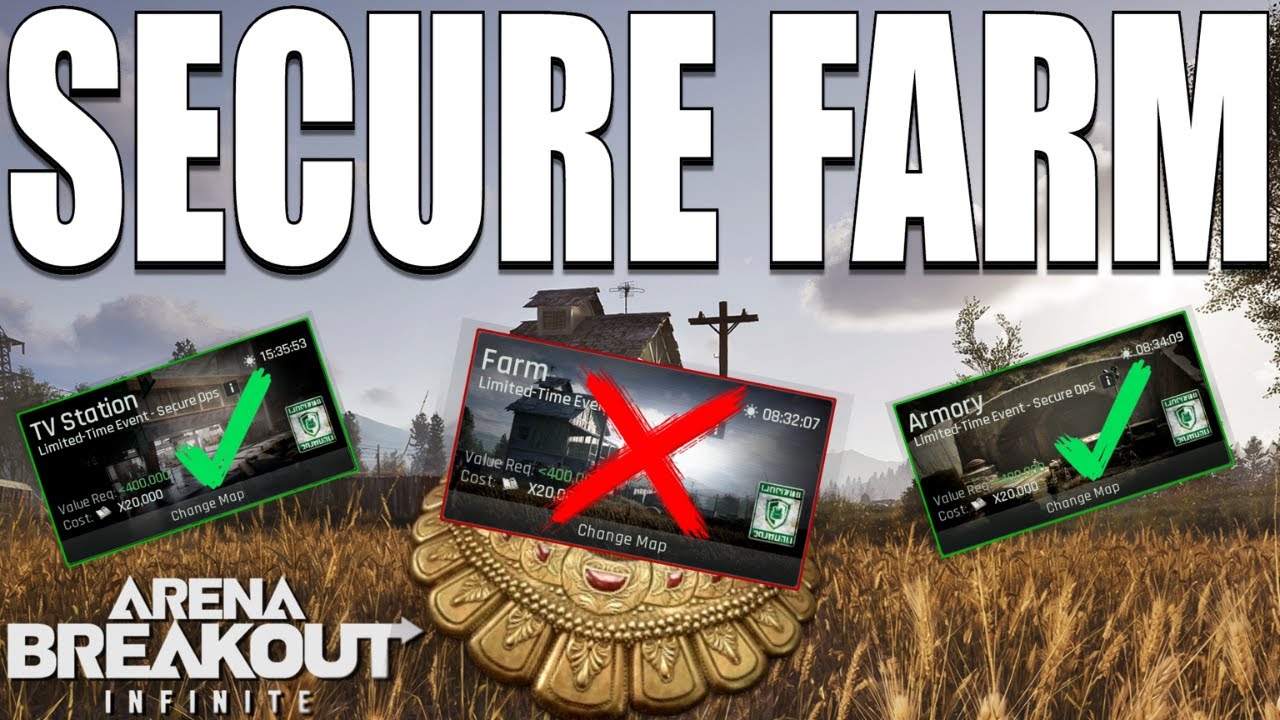 Farm Does NOT Work In Secure Ops | Arena Breakout Infinite - YouTube