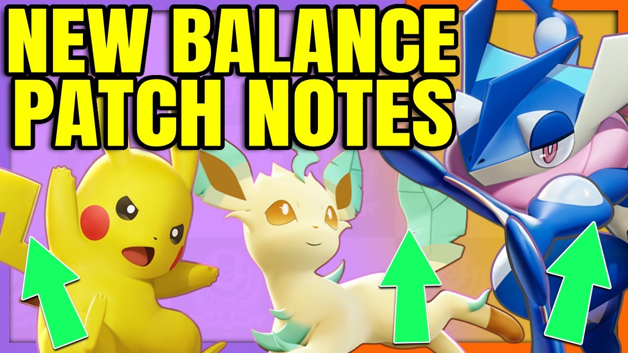 WHAT IS GOING ON?! New Balance Patch Notes | Pokemon Unite - YouTube