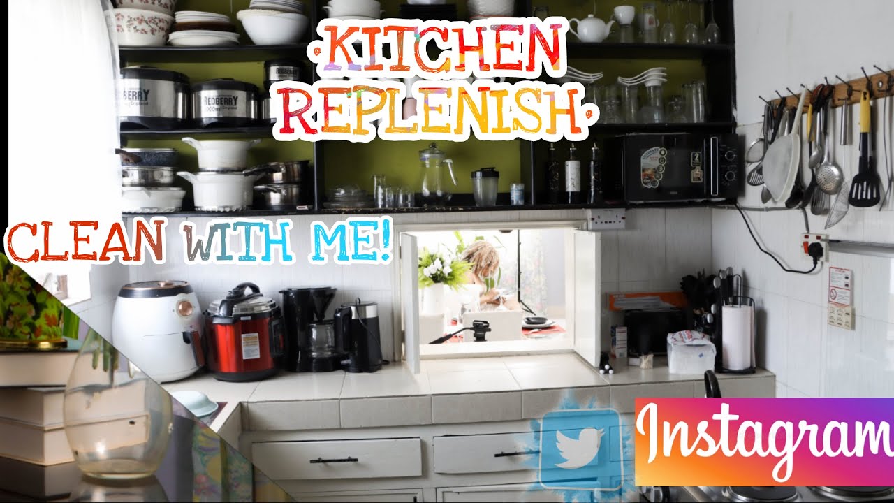 (HOW TO REPLENISH YOU'RE KITCHEN FOR A BETTER LOOK) - YouTube