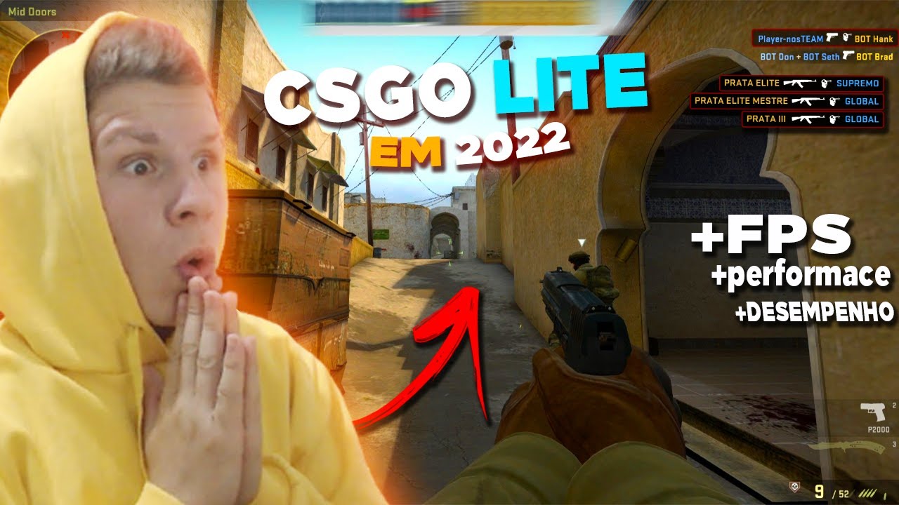 joguei a VERSÃO antiga do CS:GO de GRAÇA.. (me assustei com o fps ...