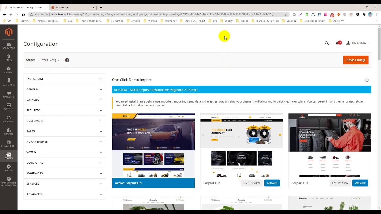 One click import demo with Rokanthemes - YouTube