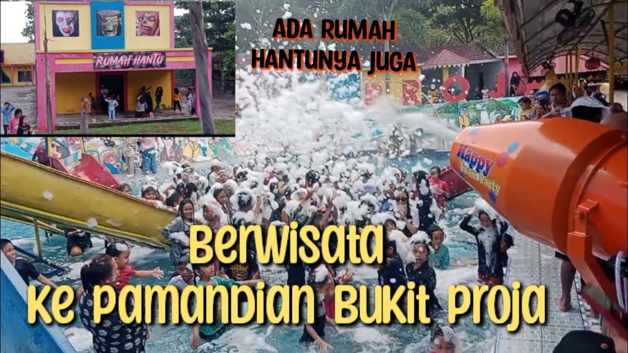 berwisata ke kolam renang (pemandian bukit proja - YouTube