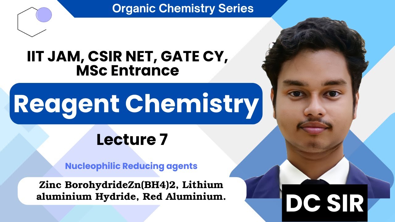 Reagent Chemistry Lec 7 | ZnBH4 , Red Al and LiAlH4 as a nucleophilic ...