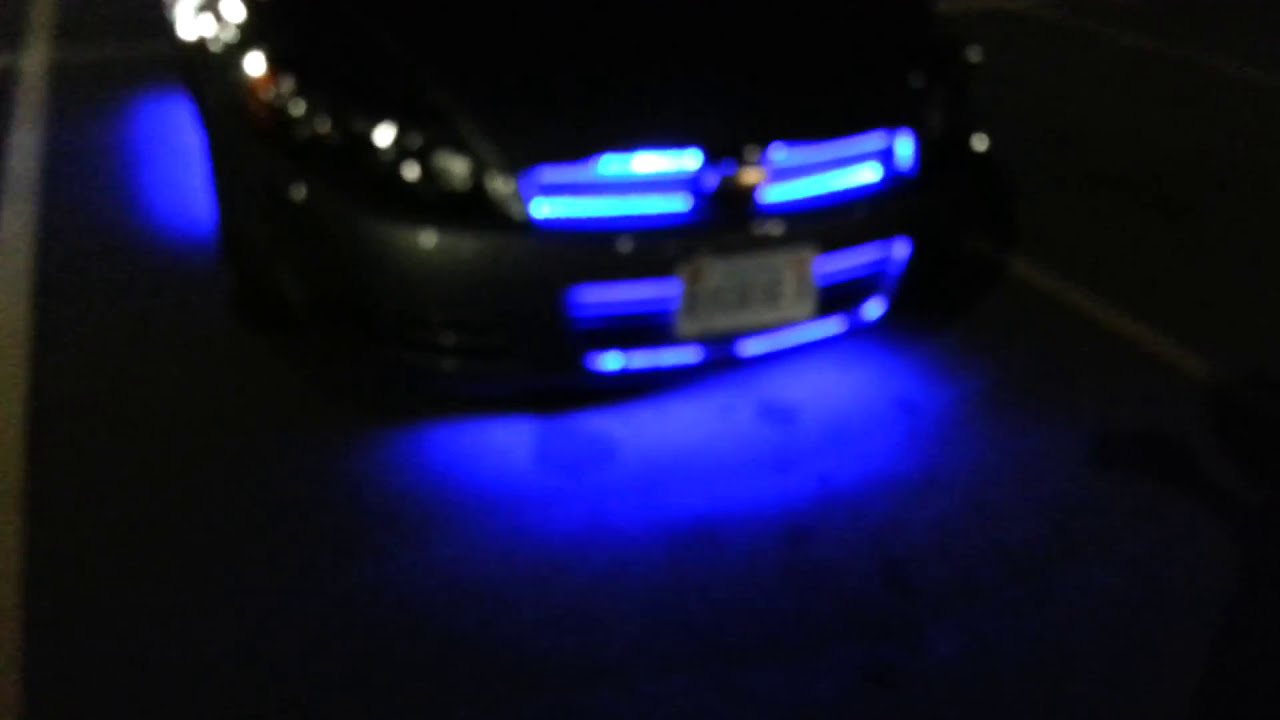 09 Chevy impala with led under glow and led lights - YouTube