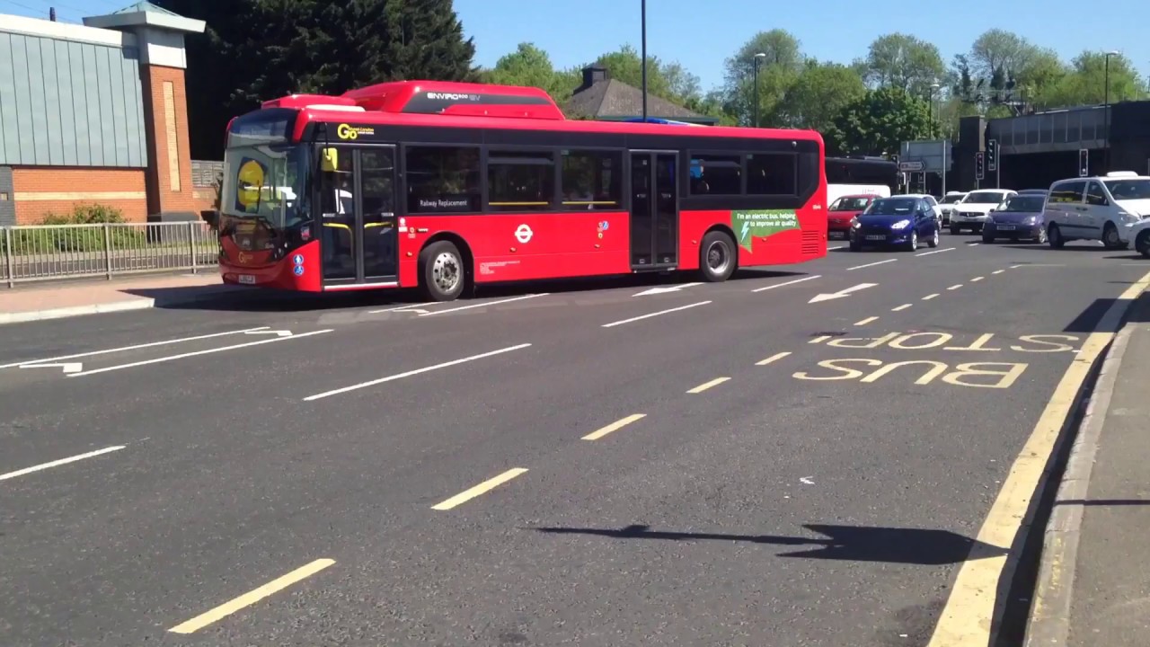 Buses at Three Bridges station - YouTube