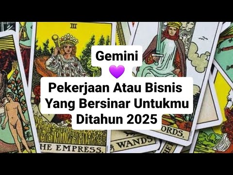 Gemini 💜 Pekerjaan Atau Bisnis Yang Bersinar Untukmu Ditahun 2025 💜 #freefire #tarot #funnya ...