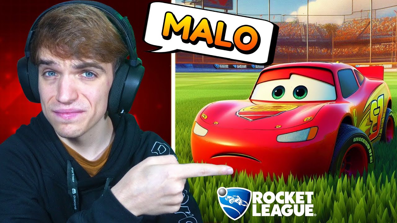 EL Rayo Mcqueen TIENE UN GRAN PROBLEMA en Rocket League - YouTube