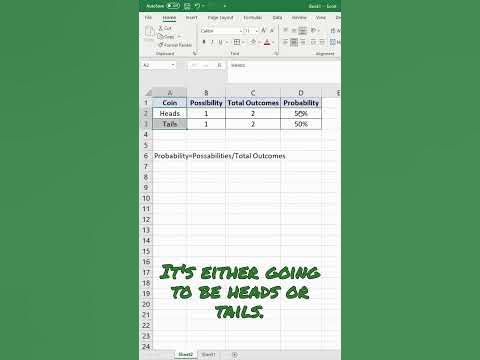 How to Calculate Probability in Excel - YouTube